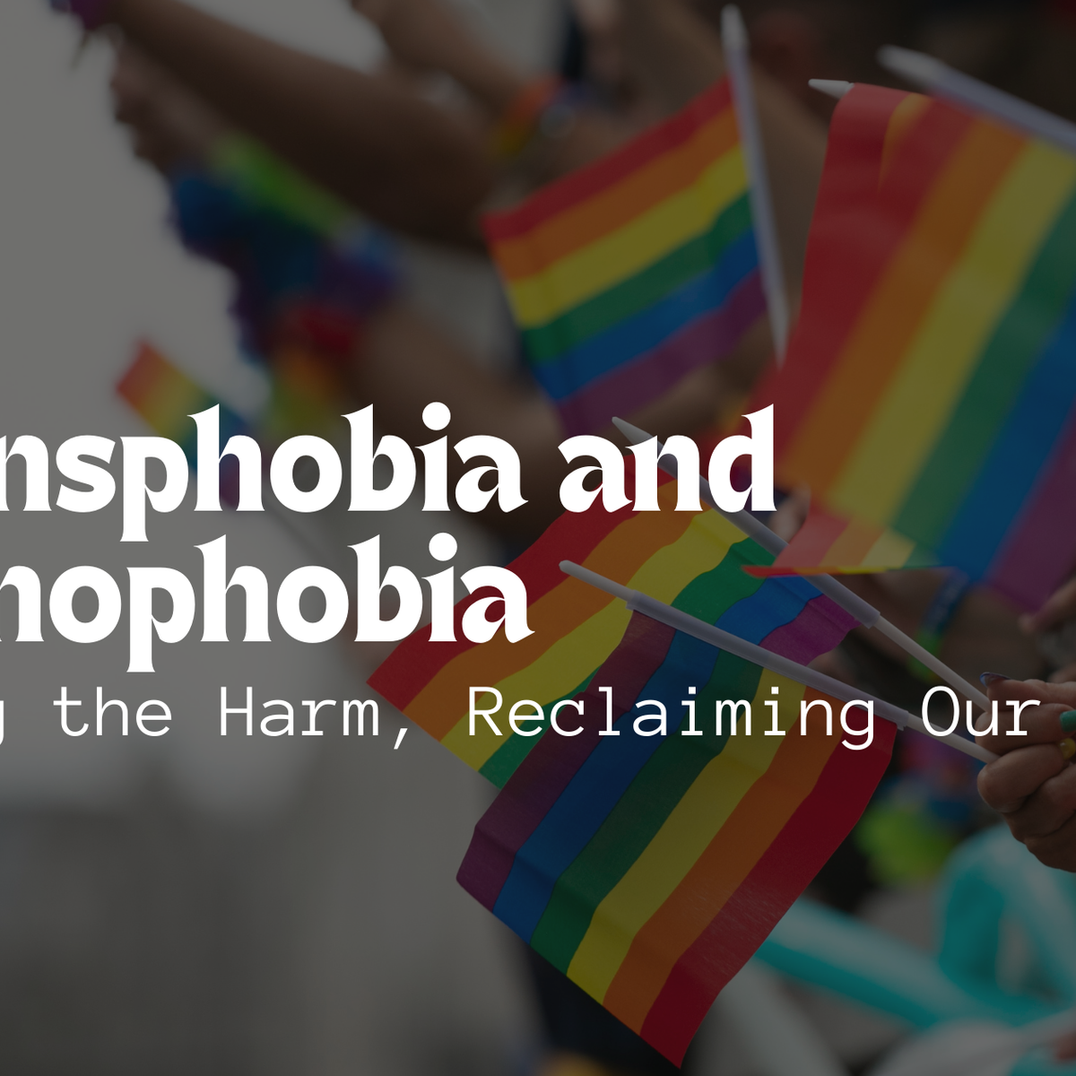 Transphobia and Homophobia: Naming the Harm, Reclaiming Our Power ...