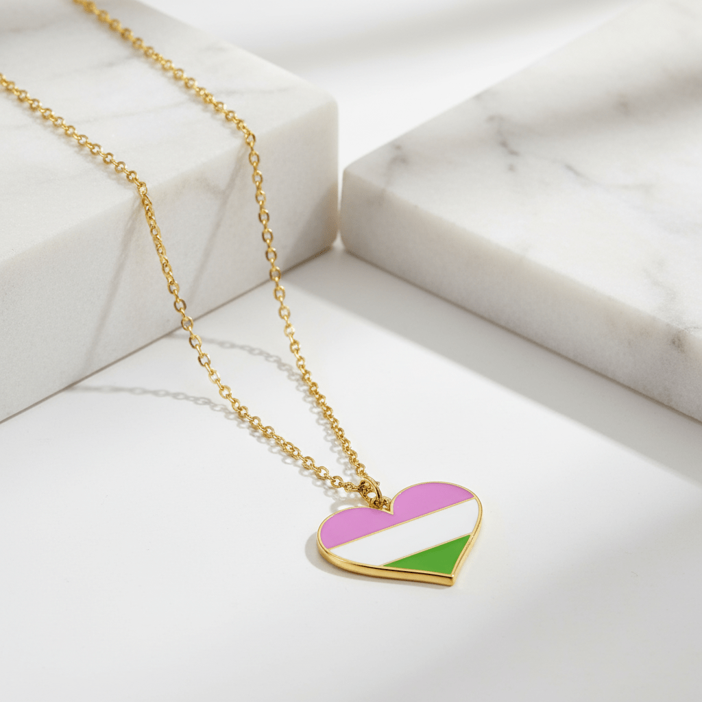 Genderqueer Rainbow Necklace – Pride Palace