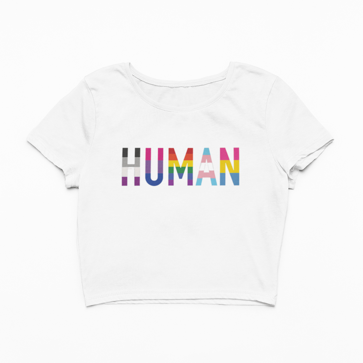 Human Crop Top – Pride Palace